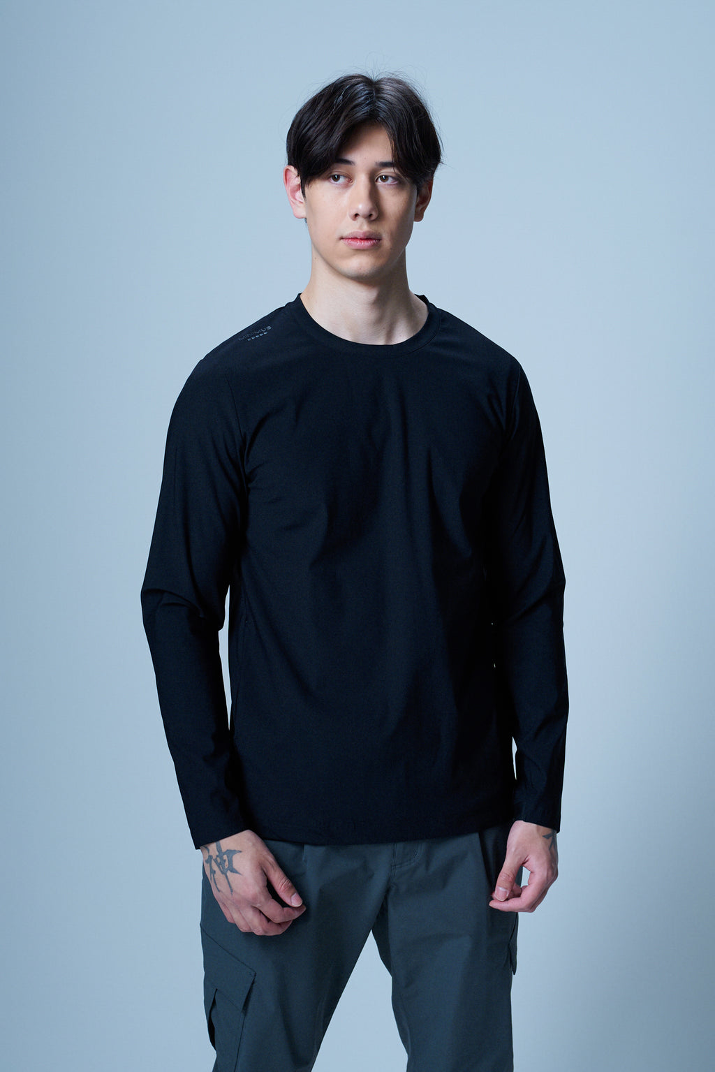 COOL TECH POCKET L/S TEE｜接触冷感・吸水速乾｜撥水サイドジップ｜MINIMUS – minimus